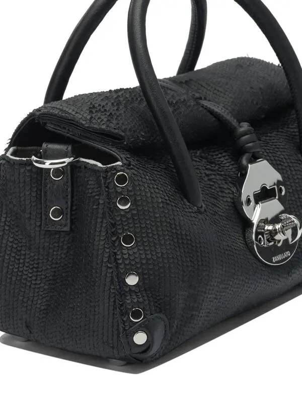 ZANELLATO Baby Dotta Top Handle Bag - Black