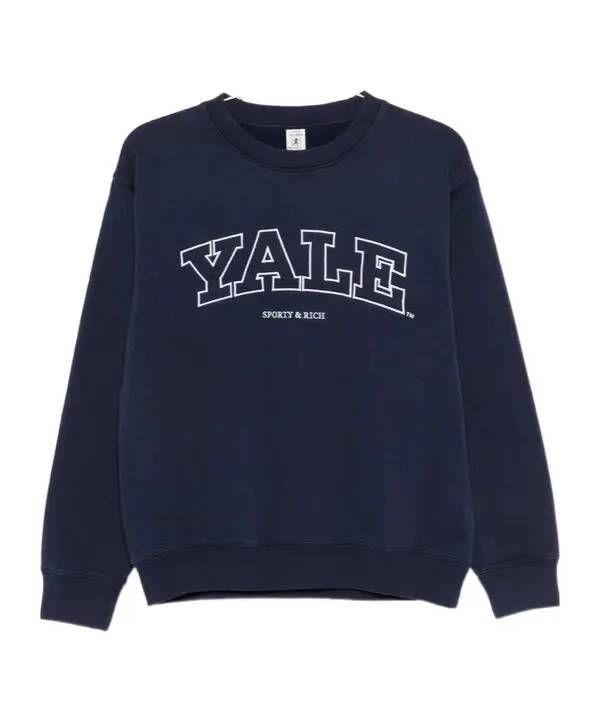 SPORTY  RICH Sporty & Rich Yale Crewneck Sweatshirt