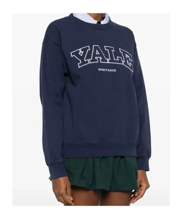 SPORTY  RICH Sporty & Rich Yale Crewneck Sweatshirt