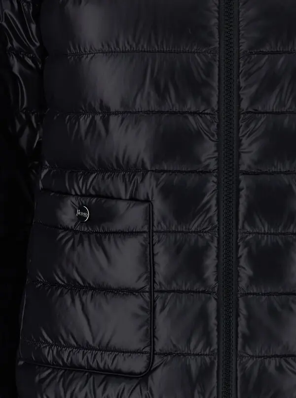 Herno Quilted Down Jacket With Stand Collar - Nude