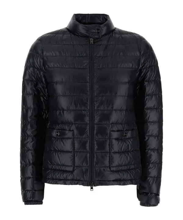 Herno Quilted Down Jacket With Stand Collar - Nude