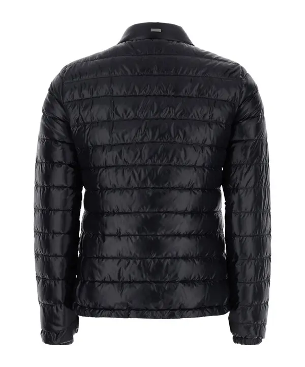 Herno Quilted Down Jacket With Stand Collar - Nude