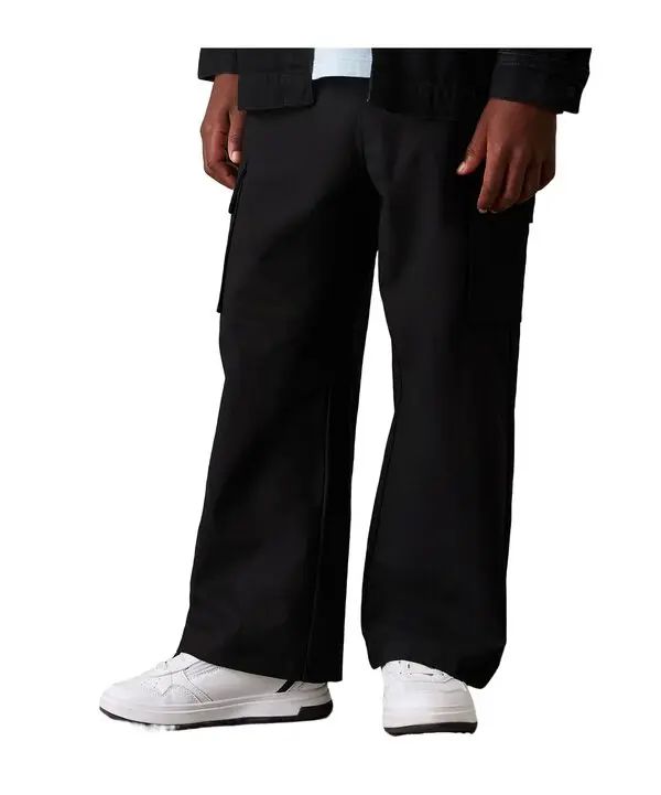 Calvin Klein Wide Leg Skater Joggers With Cargo Pockets