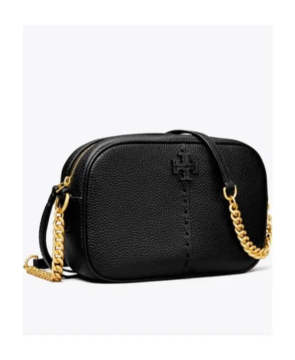 Tory Burch Mcgraw Logo Patch Camera Bag