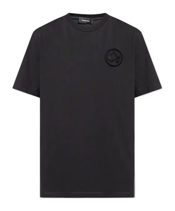 Dsquared2 Logo Patch Crewneck T-shirt
