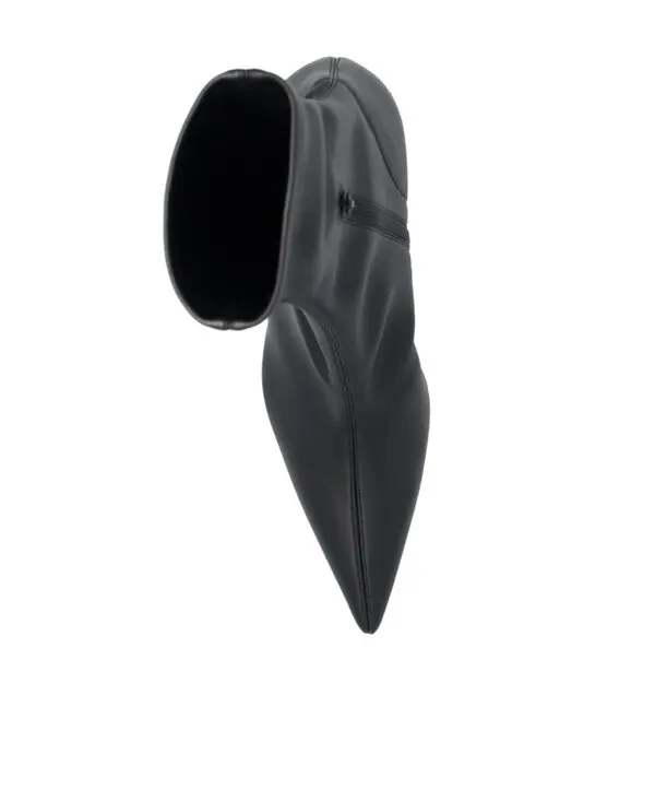 J.W.ANDERSON Jw Anderson Pointed-toe Heeled Ankle Boots - Black