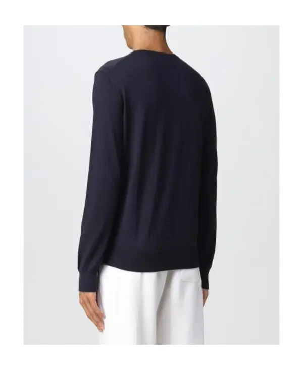 Zegna Long-sleeved Knitted Pullover - Black