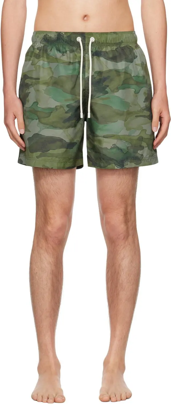 Palm Angels Seasonal Camo-print Swim Shorts