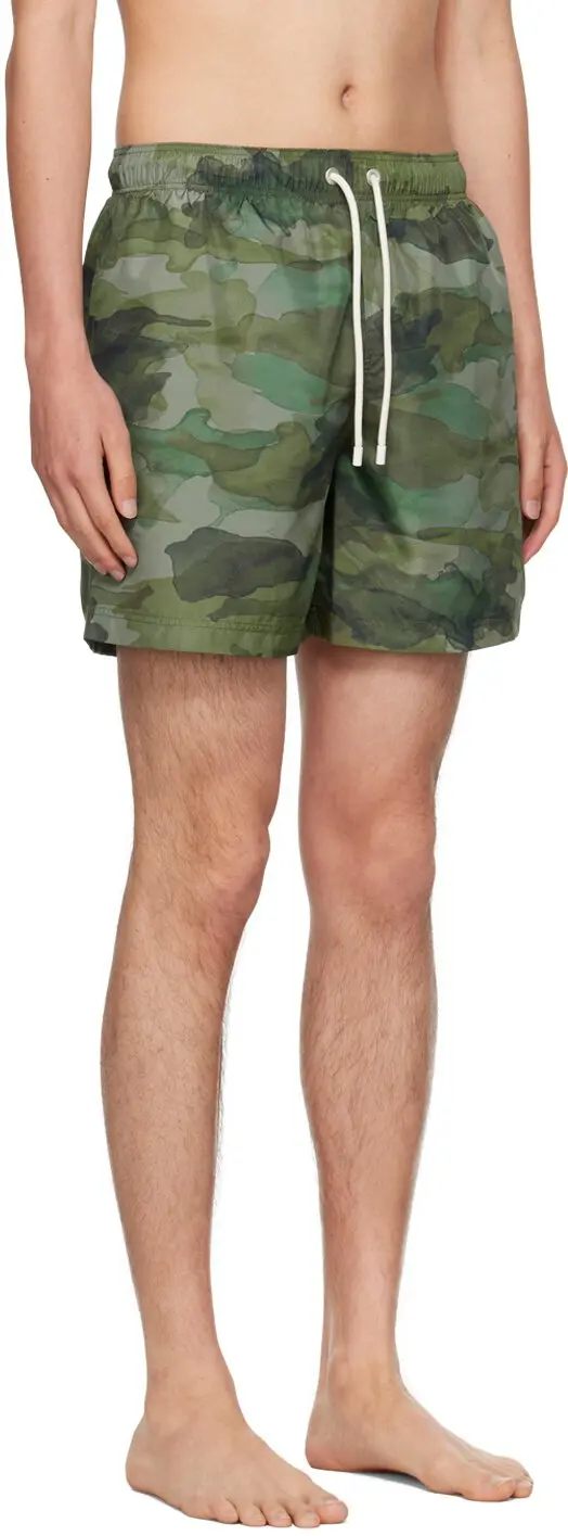 Palm Angels Seasonal Camo-print Swim Shorts