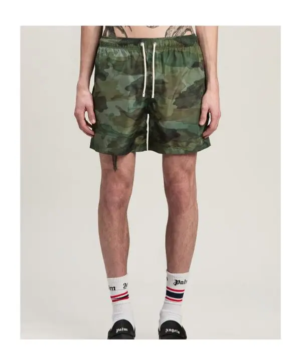 Palm Angels Seasonal Camo-print Swim Shorts