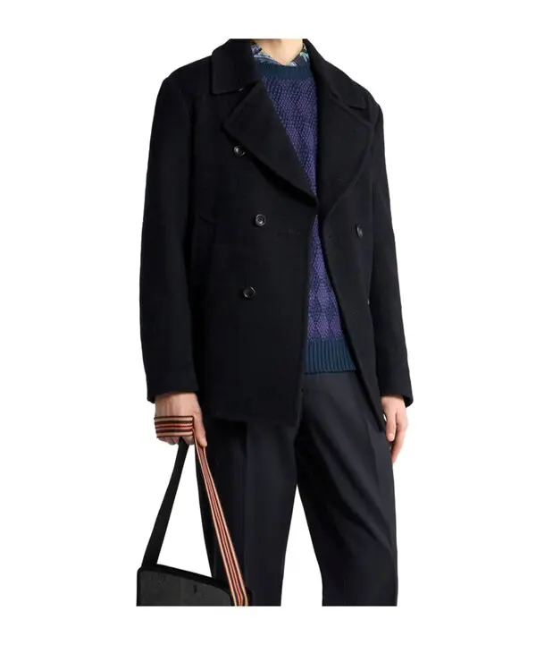 Etro Jacquard Peacoat