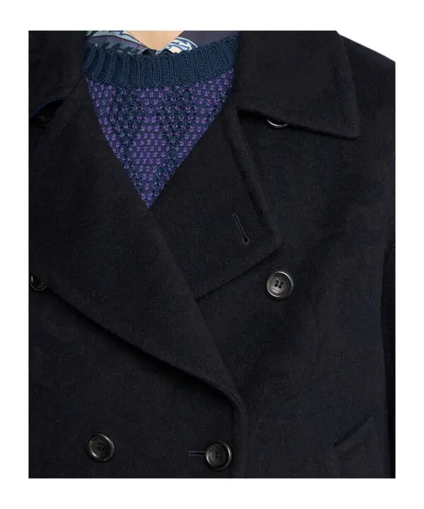Etro Jacquard Peacoat