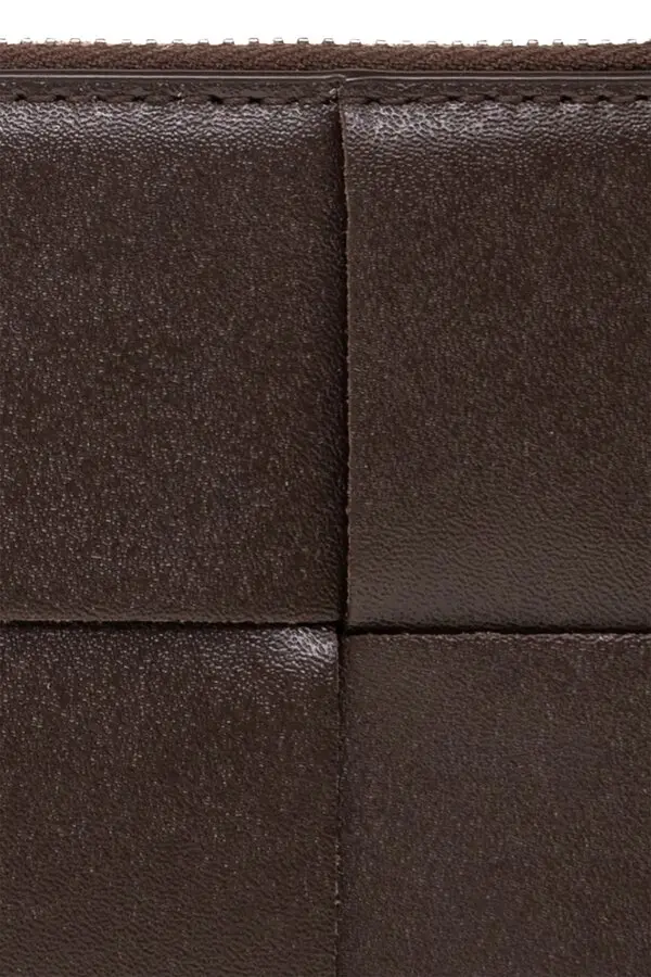 Bottega Veneta Intrecciato Zipped Card Holder