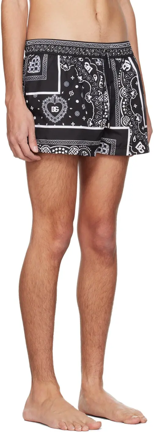 Dolce & Gabbana Bandana Print Swim Shorts