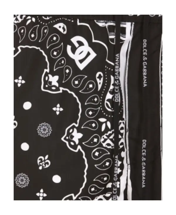 Dolce & Gabbana Bandana Print Swim Shorts