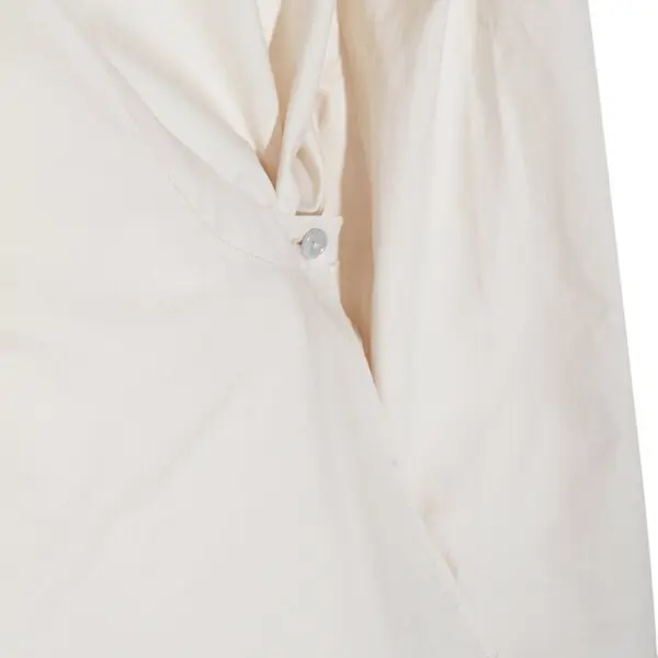 LEMAIRE Long Sleeve Twisted Shirt - Light Cream