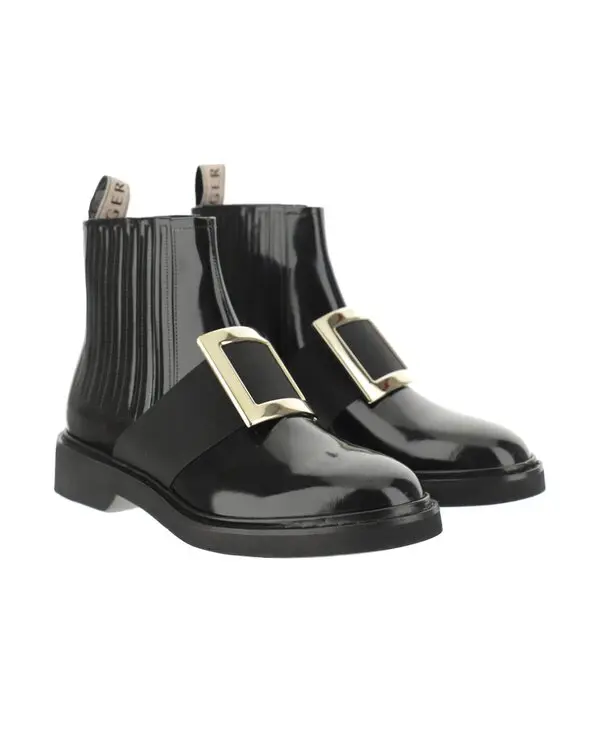 ROGER VIVIER Buckled Chelsea Boots