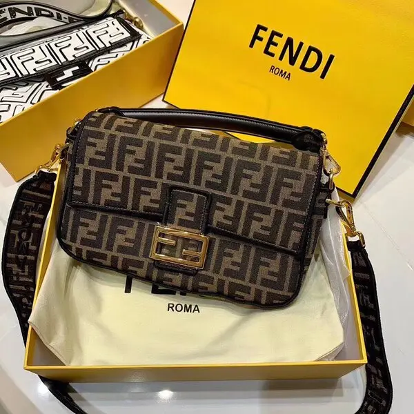 Fendi Ff Monogram Fabric Bag