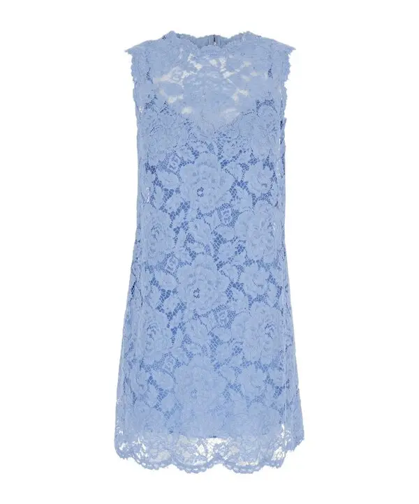 Dolce & Gabbana A-line Mini Lace Dress