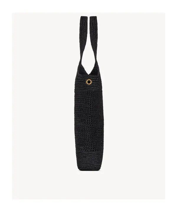 Saint Laurent Icare Logo Plaque Tote Bag
