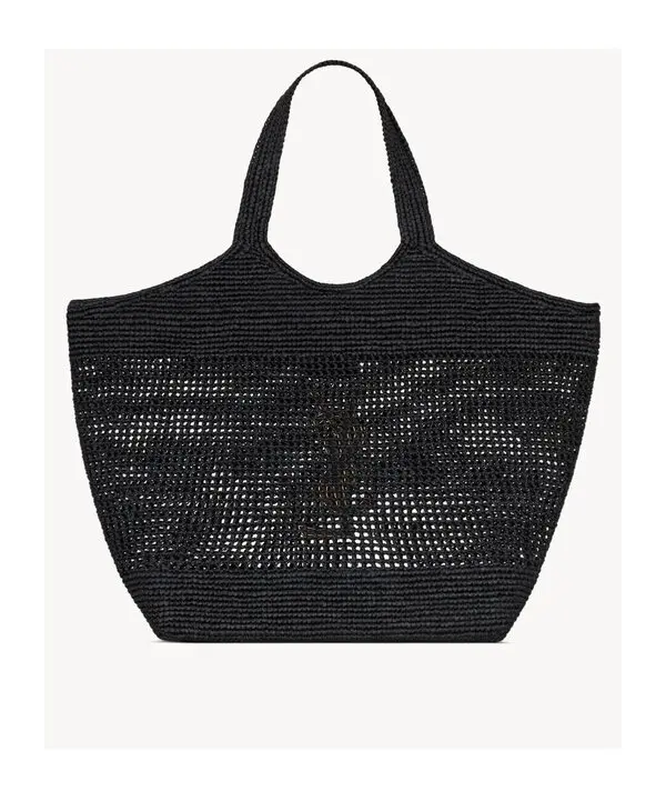 Saint Laurent Icare Logo Plaque Tote Bag