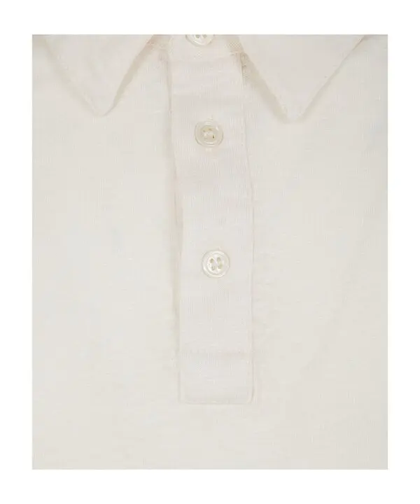 Majestic Filatures Linen-blend Polo Shirt - White