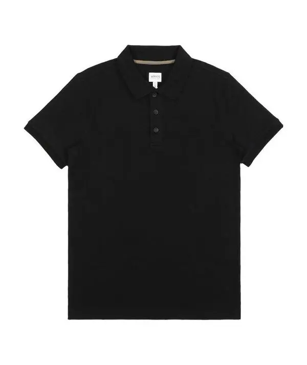 Emporio Armani Logo Embroidered Polo Shirt