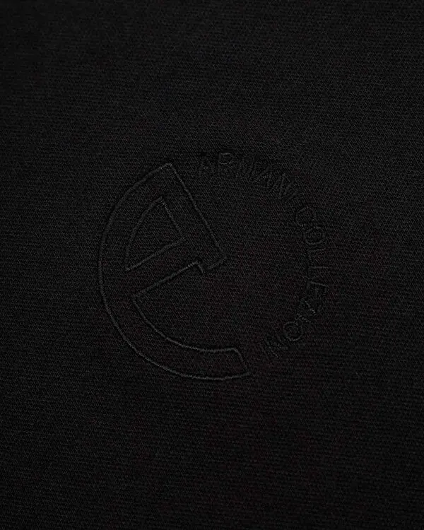Emporio Armani Logo Embroidered Polo Shirt