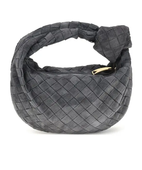 Bottega Veneta Jodie Knot Detailed Mini Tote Bag - Black