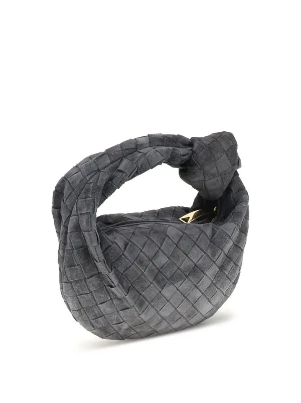 Bottega Veneta Jodie Knot Detailed Mini Tote Bag - Black
