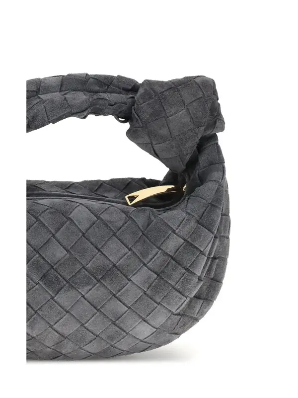 Bottega Veneta Jodie Knot Detailed Mini Tote Bag - Black