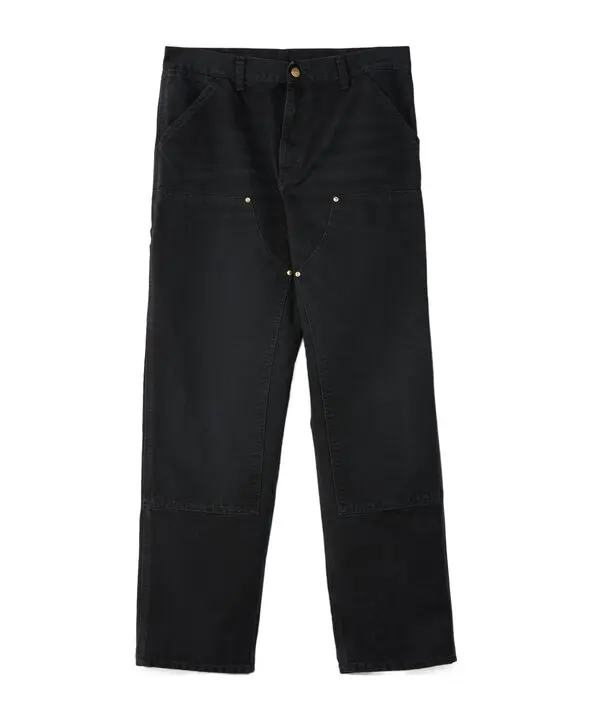 Carhartt Work In Progress Double Knee Cargo Trousers - Black