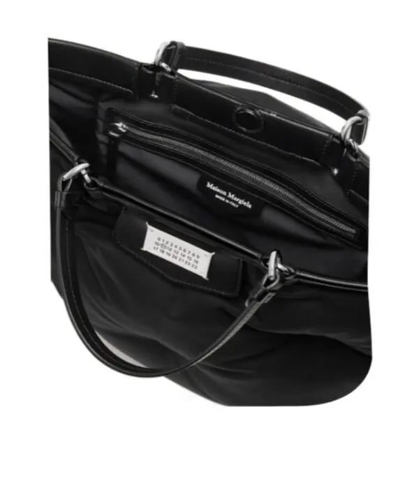 MAISON MARGIELA Glam Slam Quilted Padded Tote Bag - Black