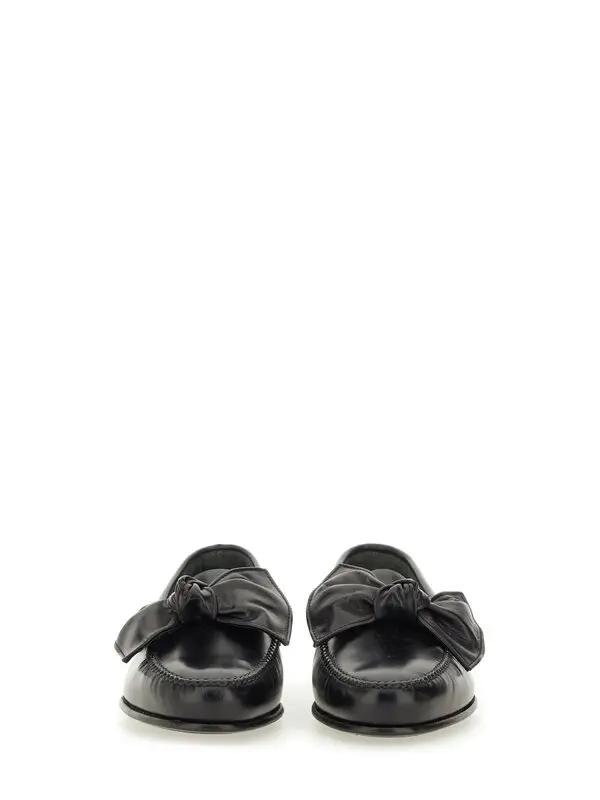 Hereu Bow Detail Slip-on Loafers