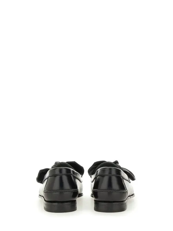 Hereu Bow Detail Slip-on Loafers