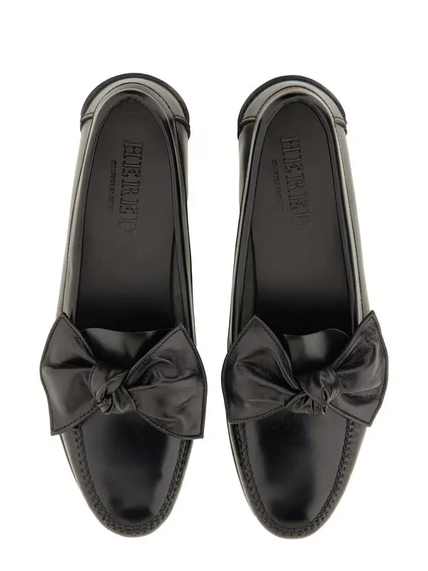 Hereu Bow Detail Slip-on Loafers