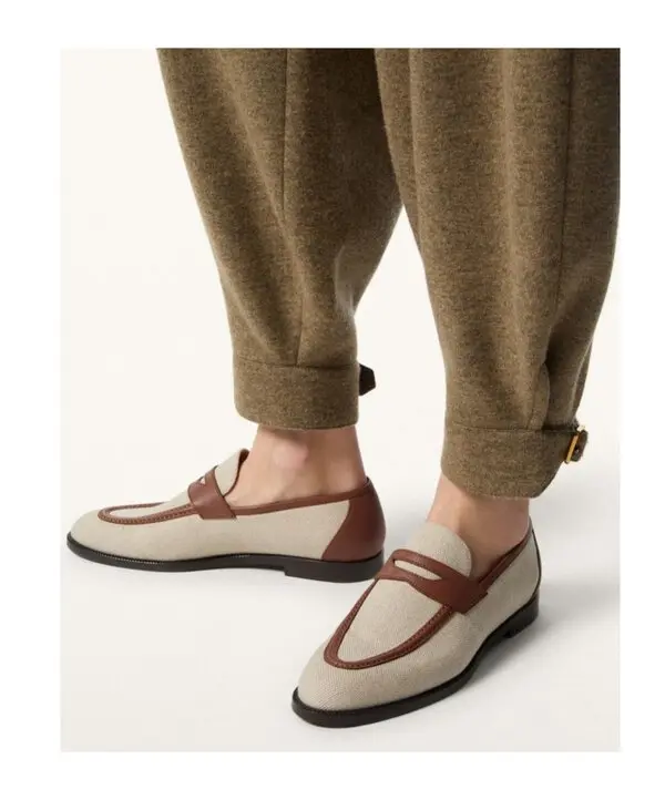 Loro Piana Sergio Loafers - Nude