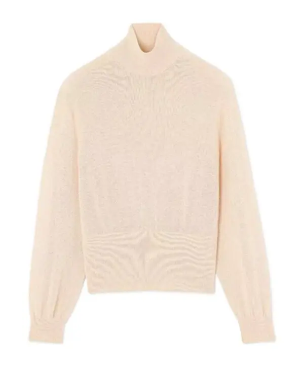 Loro Piana Camino Funnel-neck Ribbed Sweater