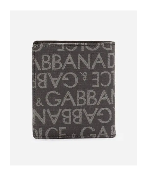 Dolce & Gabbana Dolce Gabbana Coated Jacquard Bifold Card Holder