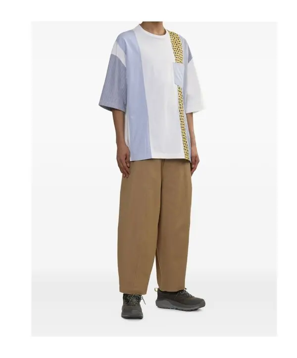 Comme Des Garçons Panelled Paisley-print T-shirt