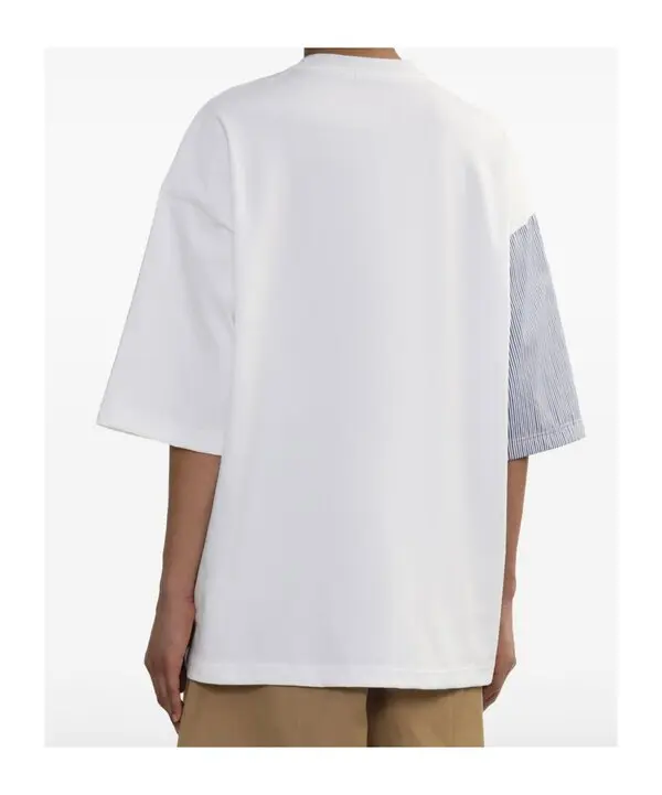 Comme Des Garçons Panelled Paisley-print T-shirt