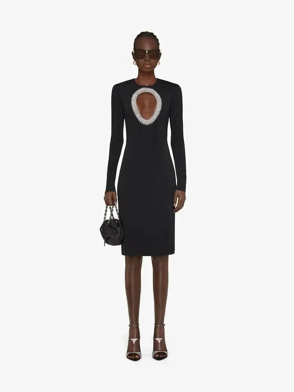 Givenchy Pear-embroidered Midi Dress