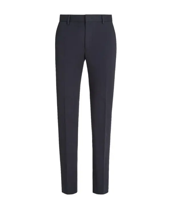 Zegna Tailored Straight-leg Trousers - Black