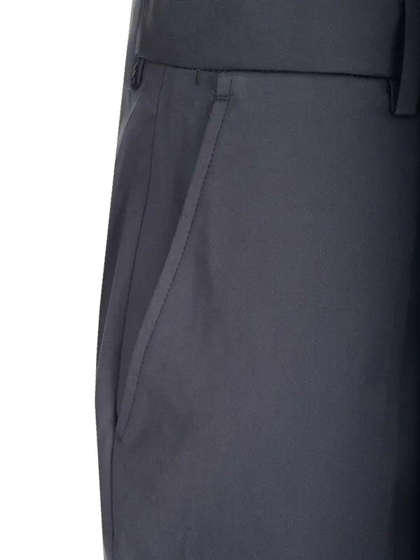 Zegna Tailored Straight-leg Trousers - Black