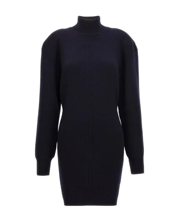 Stella McCartney High-neck Knitted Dress With Long Sleeves