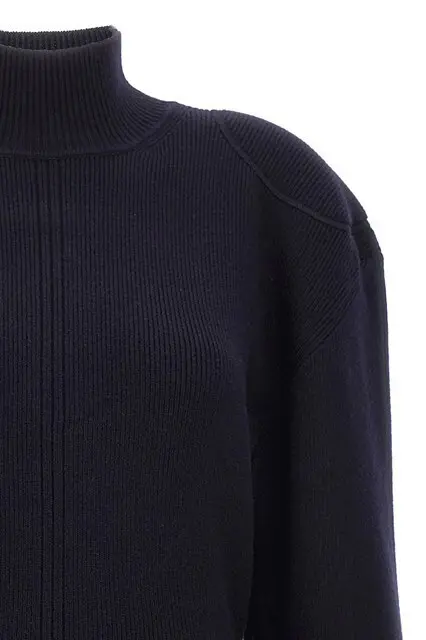 Stella McCartney High-neck Knitted Dress With Long Sleeves