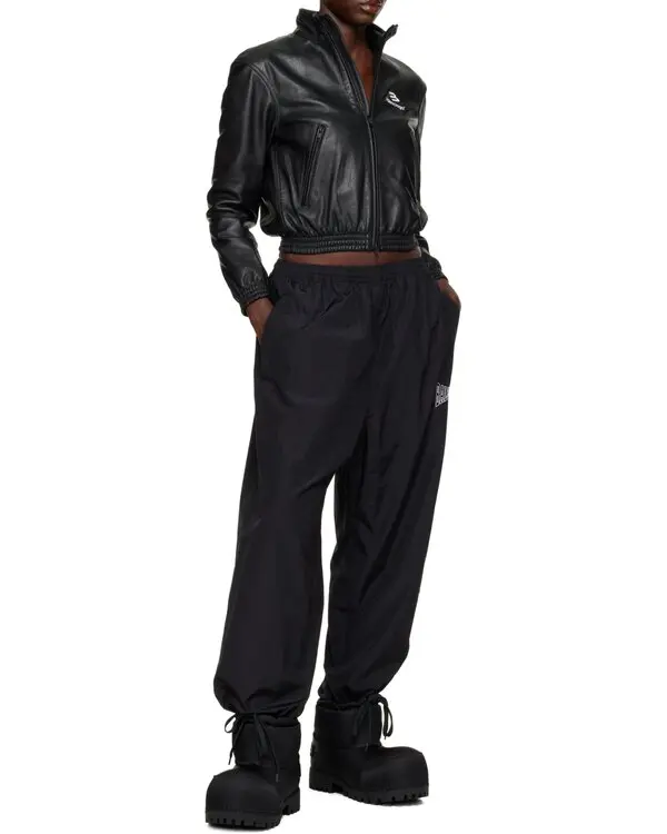 Balenciaga Wide Leg Elastic Waist Casual Pants
