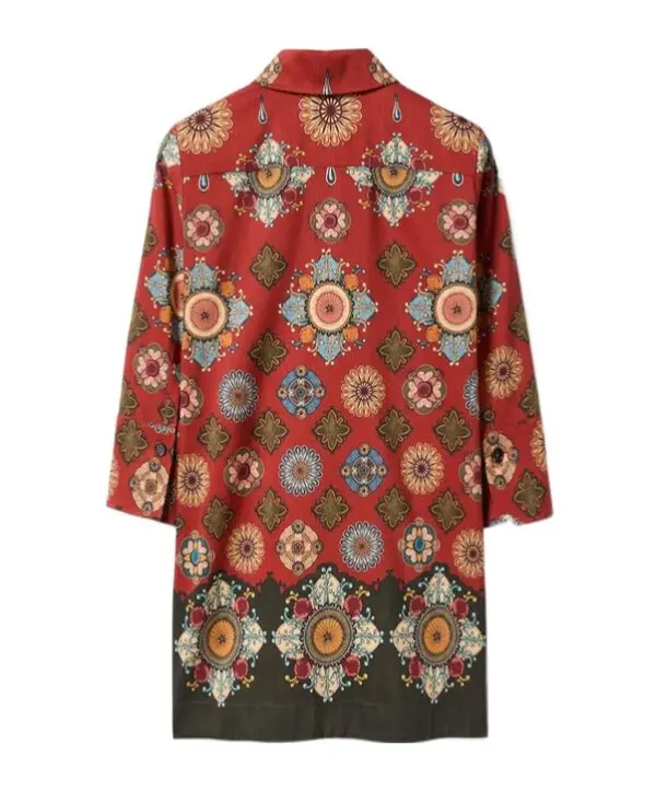 La DoubleJ Geometric Print Mini Day Dress