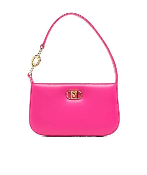 Mcm Travia Logo Plaque Mini Shoulder Bag