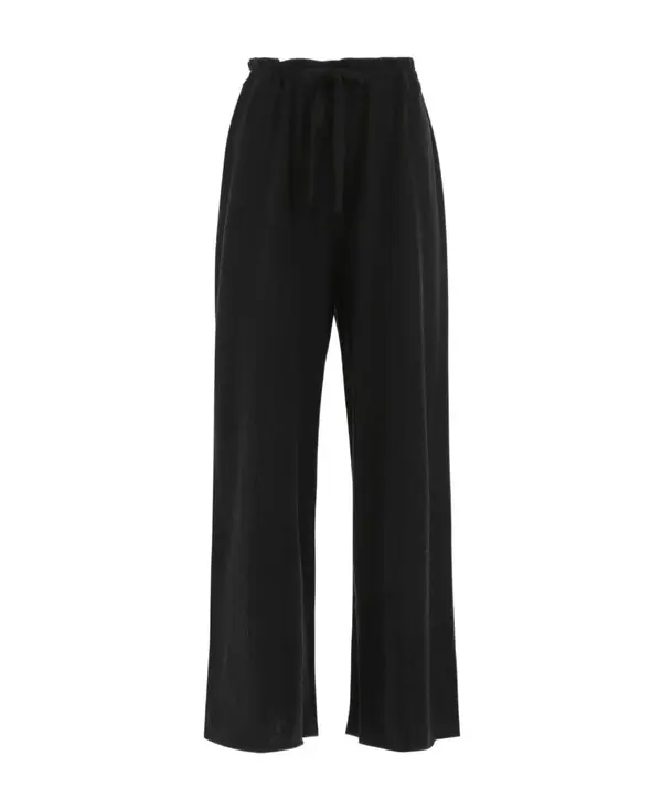 JIL SANDER Drawstring Wide-leg Knitted Trousers